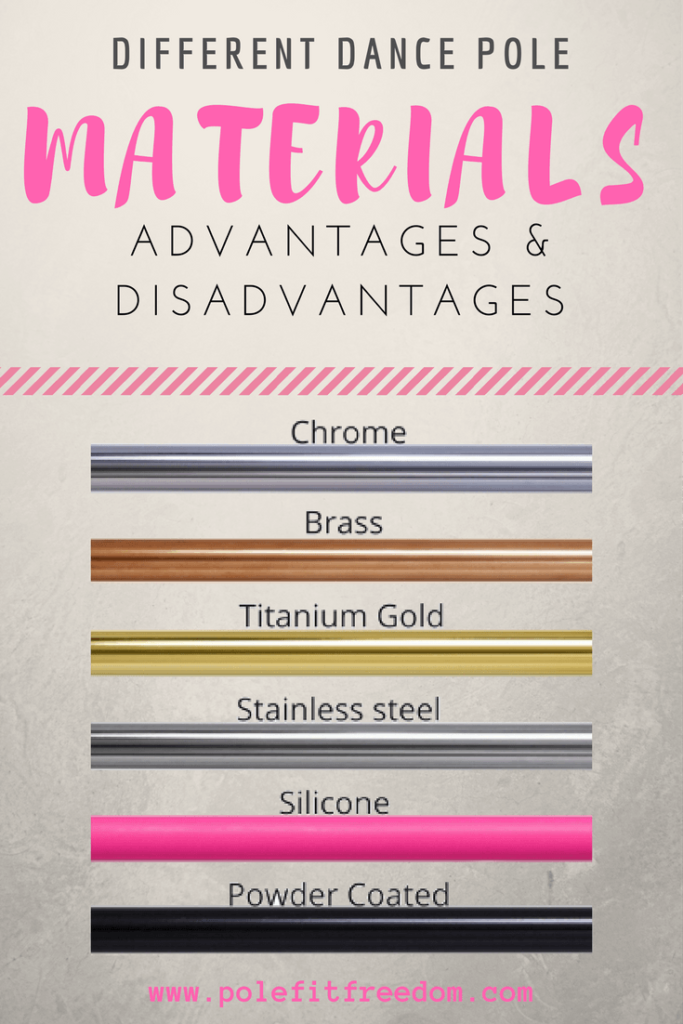 All About Dance Pole Materials & Finishes - Pole Fit Freedom